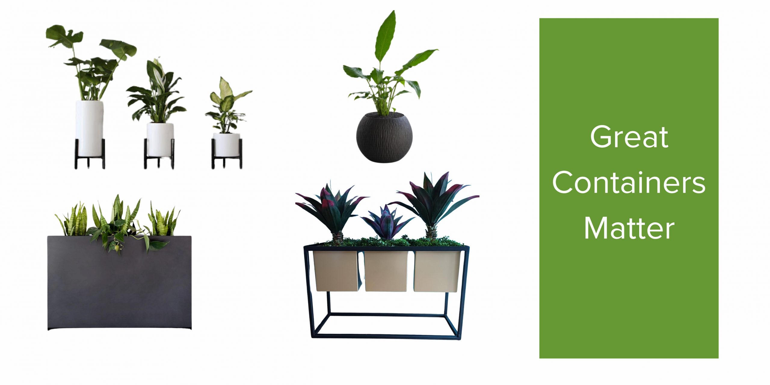 stylish indoor plant containers